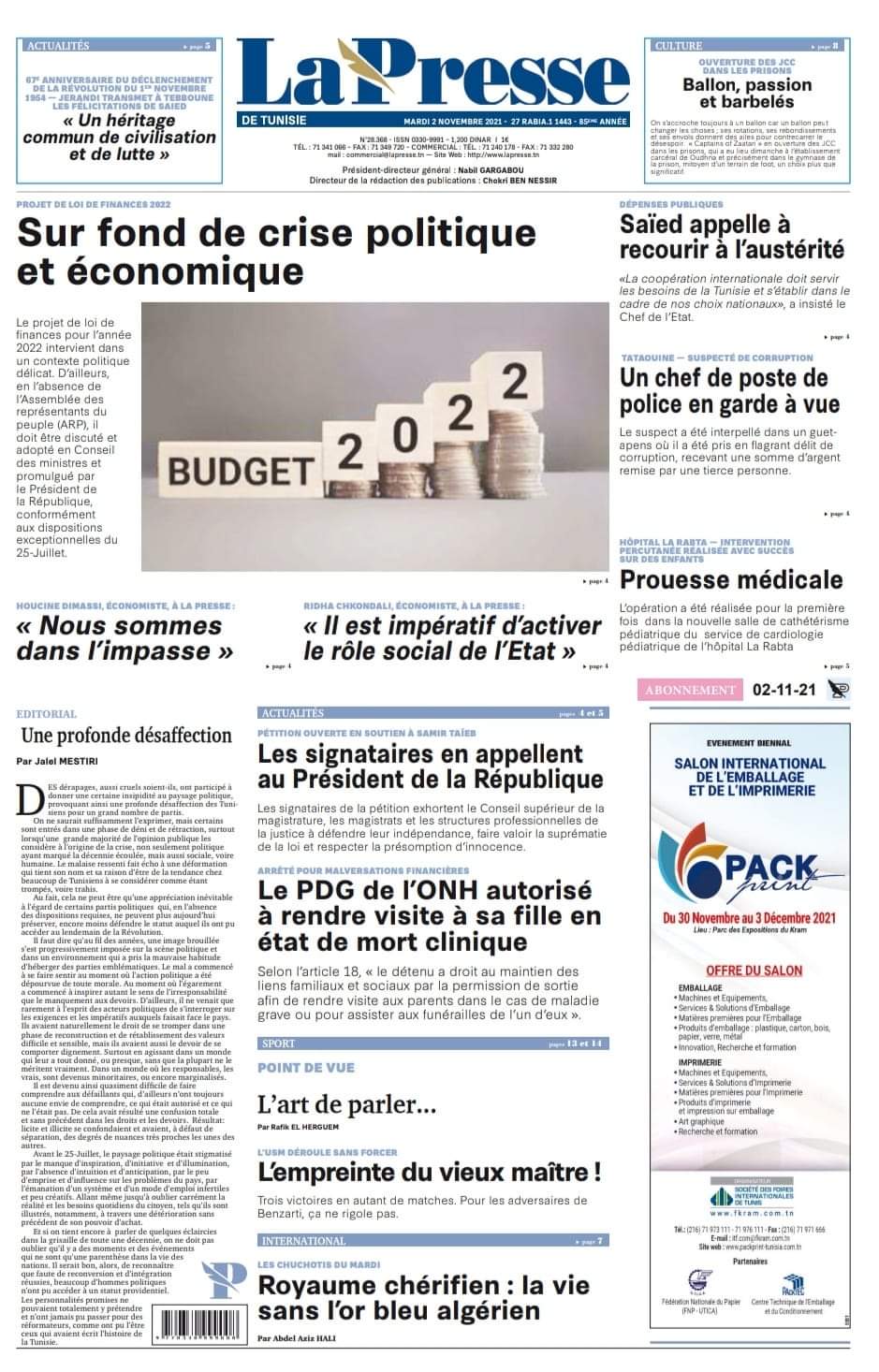 Publication - Société Nouvelle d'Impression de Presse et d'Edition 02 ...