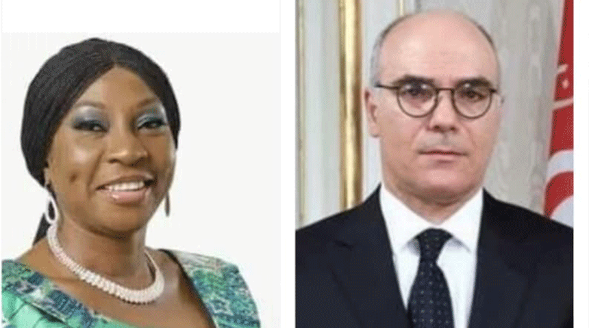 في مكالمة هاتفية مع نظيرته الايفوارية وزير الخارجية يجدد حرص تونس على ...