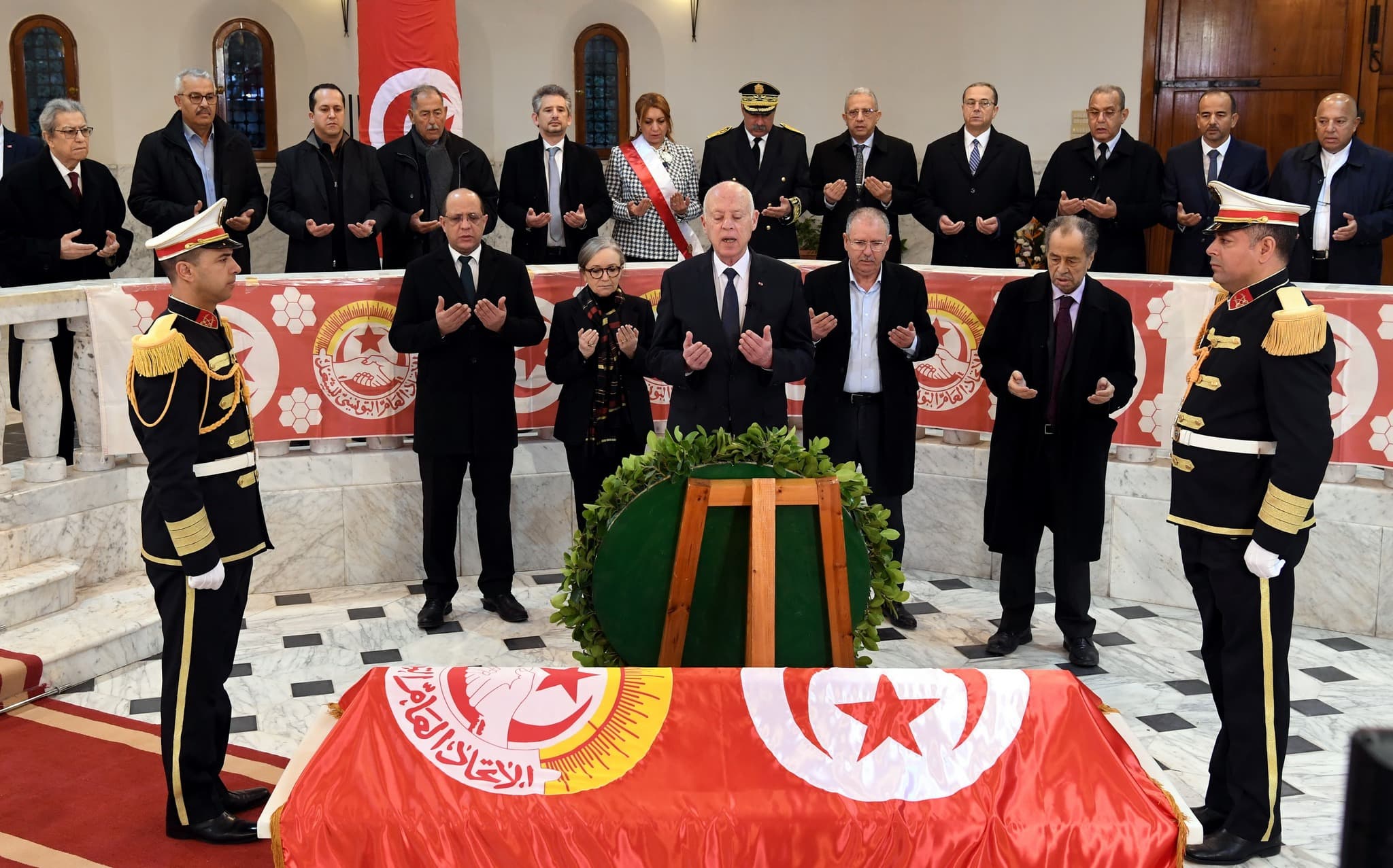 Kaies Saied préside la cérémonie de commémoration de l’assassinat du ...