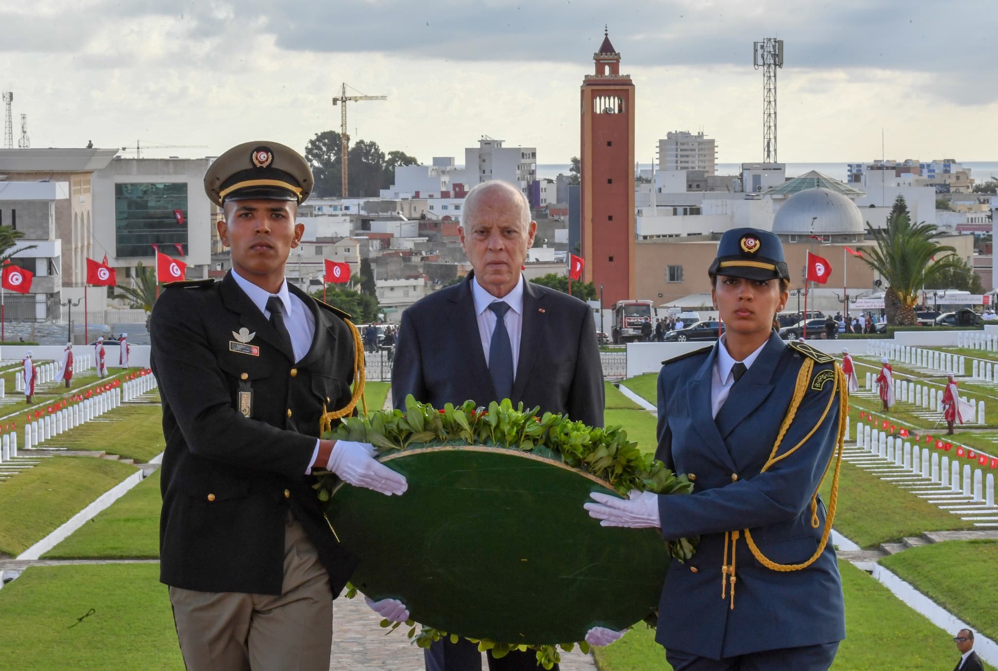 Kais Saïed préside à Bizerte la commémoration du 59e anniversaire de la ...