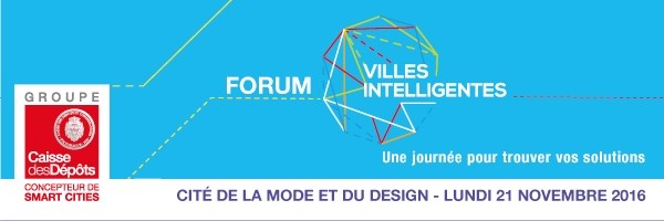 Le Groupe CDC France organise Le Forum Villes intelligentes (Smart City ...