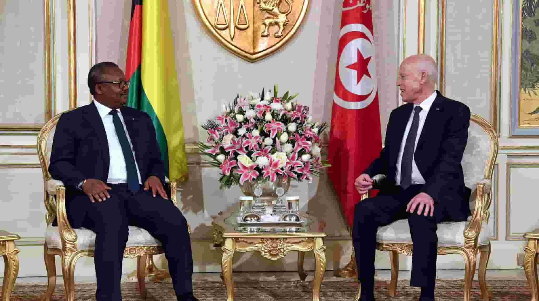 الرئيس سعيد يستقبل رئيس غينيا بيساو ويؤكد أنه وقع تأويل تصريحاته بشأن